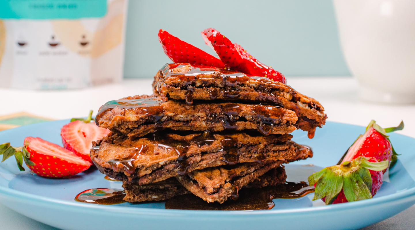 How to Make Chocolate Mocha Waffles